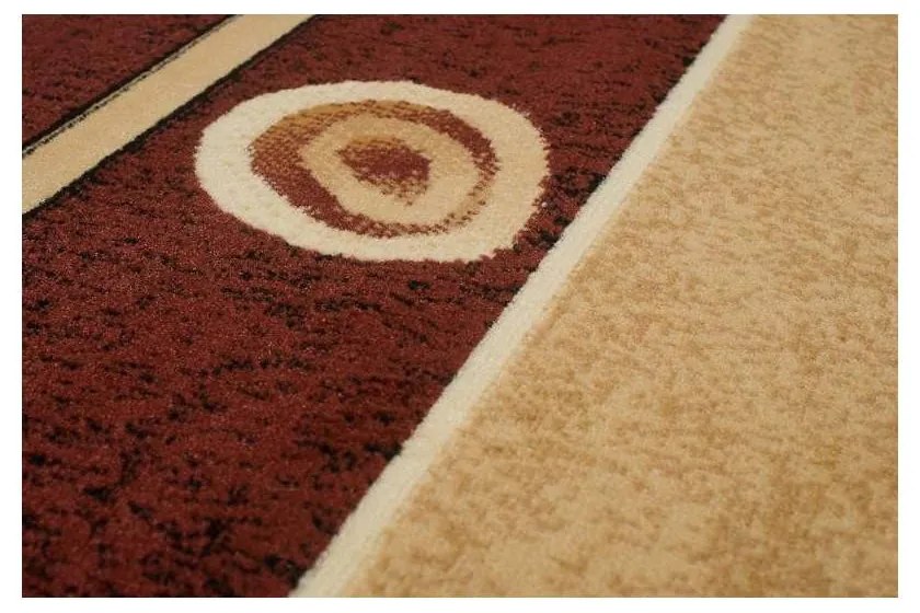 Kusový koberec PP Banan hnědý 60x100cm