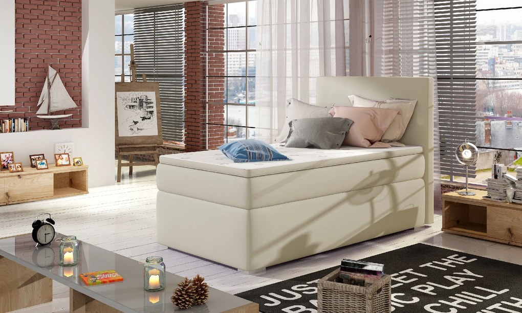 Boxspring Rocco 90x200 Materiál / Dekor: Soft 33, Orientace: Pravá