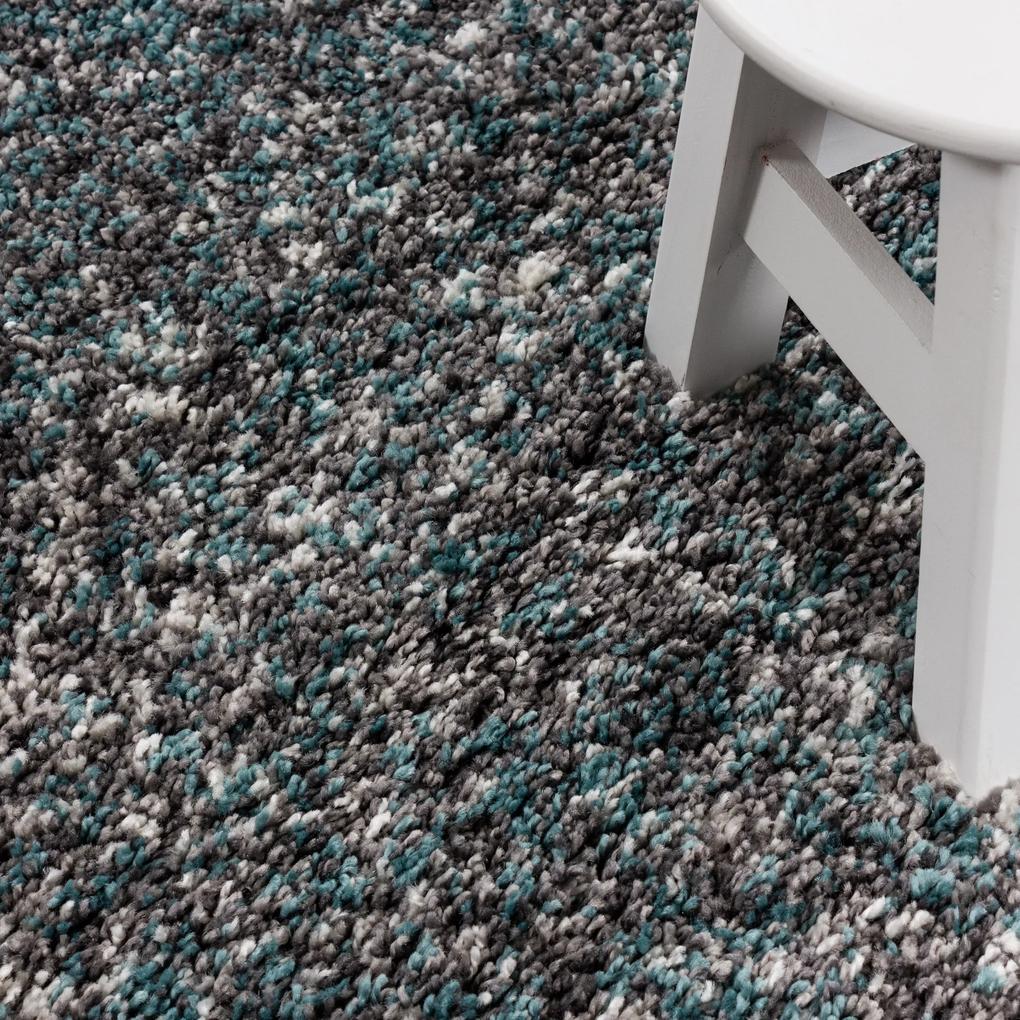 Ayyildiz Kusový koberec ENJOY 4500, Modrá Rozměr koberce: 120 cm KRUH