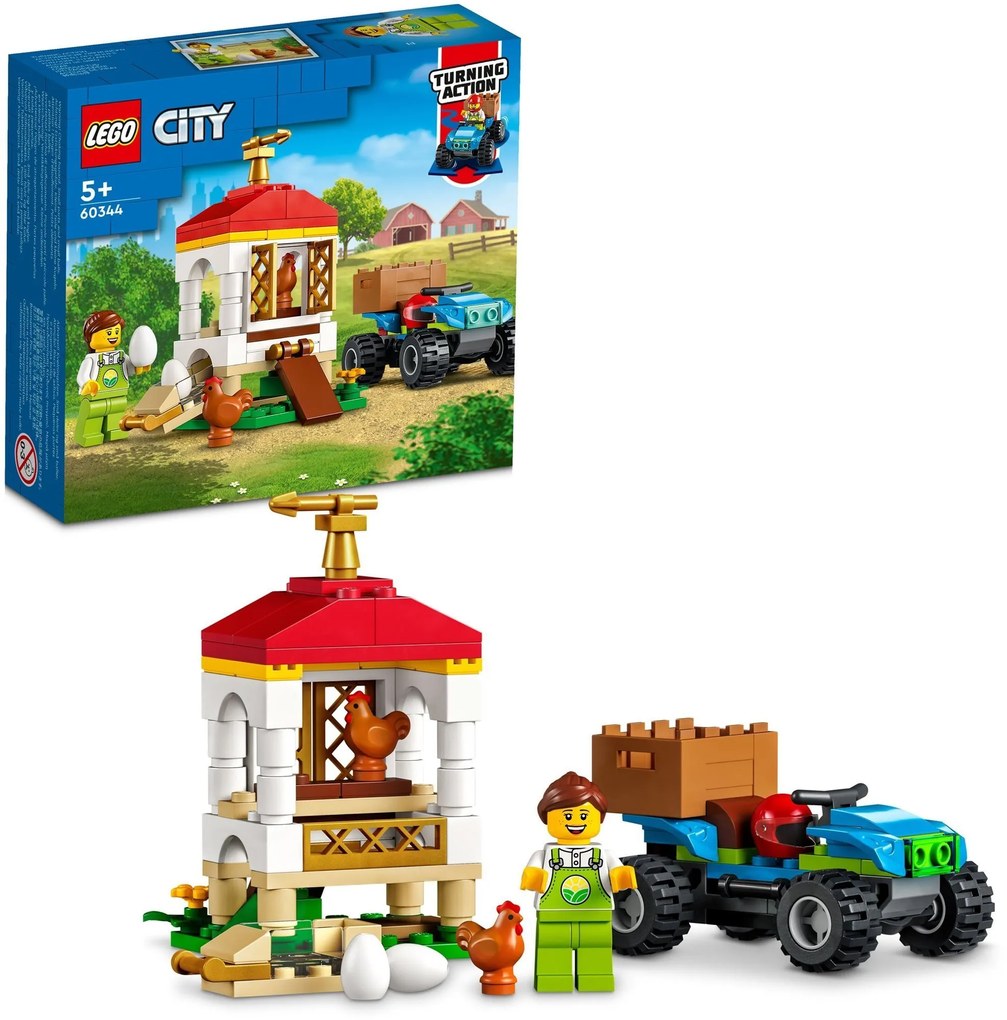 Lego stavebnice lego city 60344 kurník