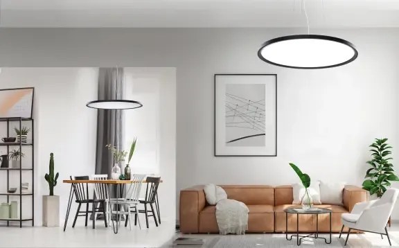 Designový lustr Cream 78 stmívatelný černé