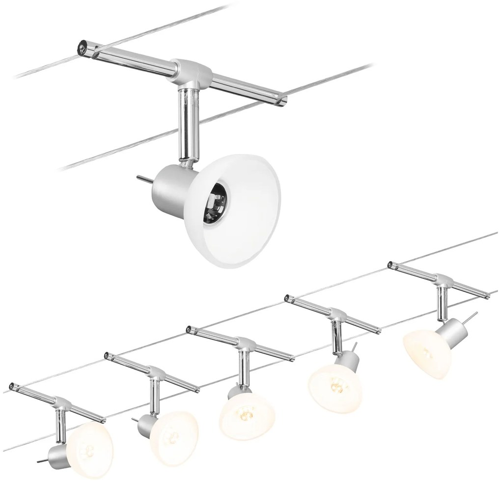 Paulmann 94136 Sheela, lankový systém max 5x10W LED 12V, 500cm