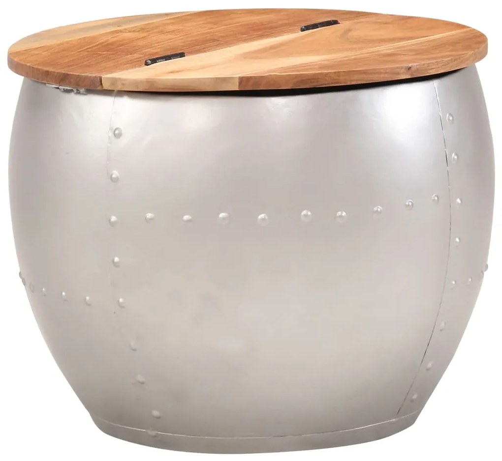 vidaXL Konferenční stolek 53 x 43 cm masivní akáciové dřevo