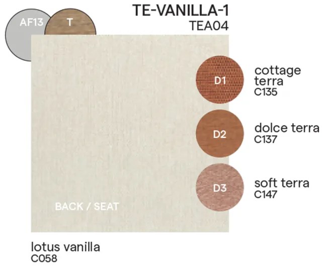 Flex large midlle seat, Te-Vanilla-1
