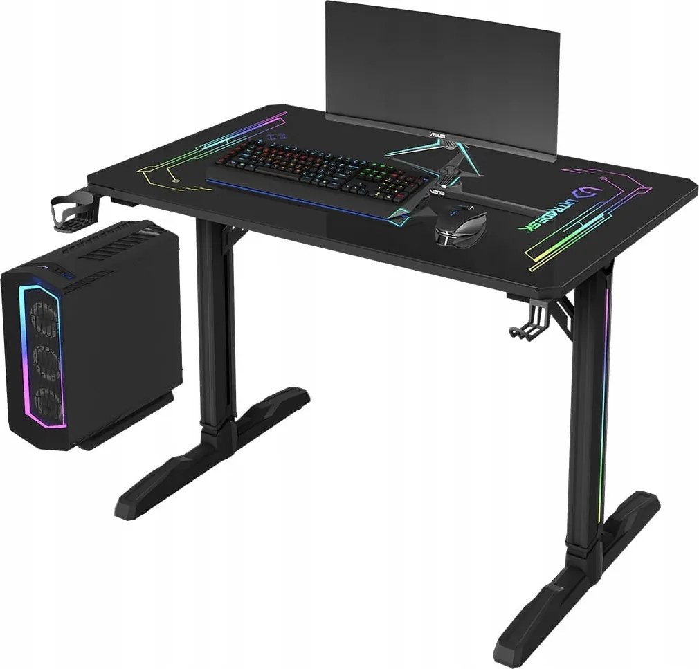 Ultradesk Psací stůl pro hráče Freeze V2, 109 x 69 cm, 75 cm