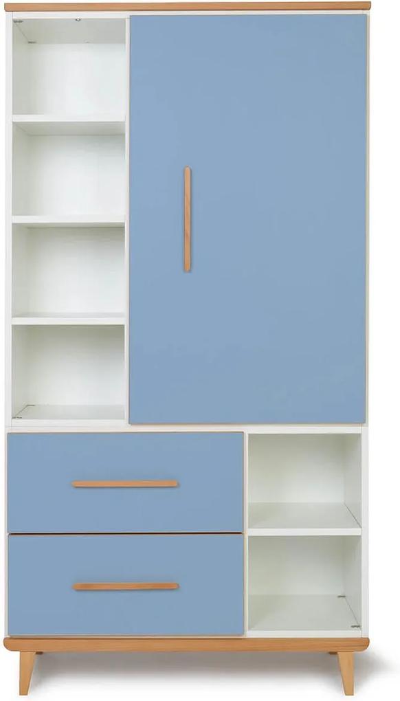 De Breuyn Dětská šatní skříň DeBreuyn Nado 173 cm | modrá