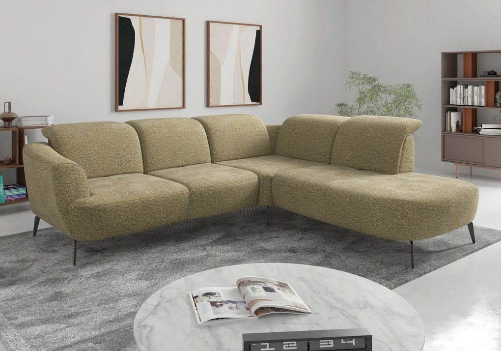 XXXLutz ROHOVÁ SEDAČKA, textil, olivově zelená Sit & More - Sedací soupravy - 00014401851C