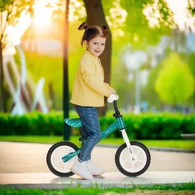 NILS Fun RB134 10" Dětské odrážedlo zelené