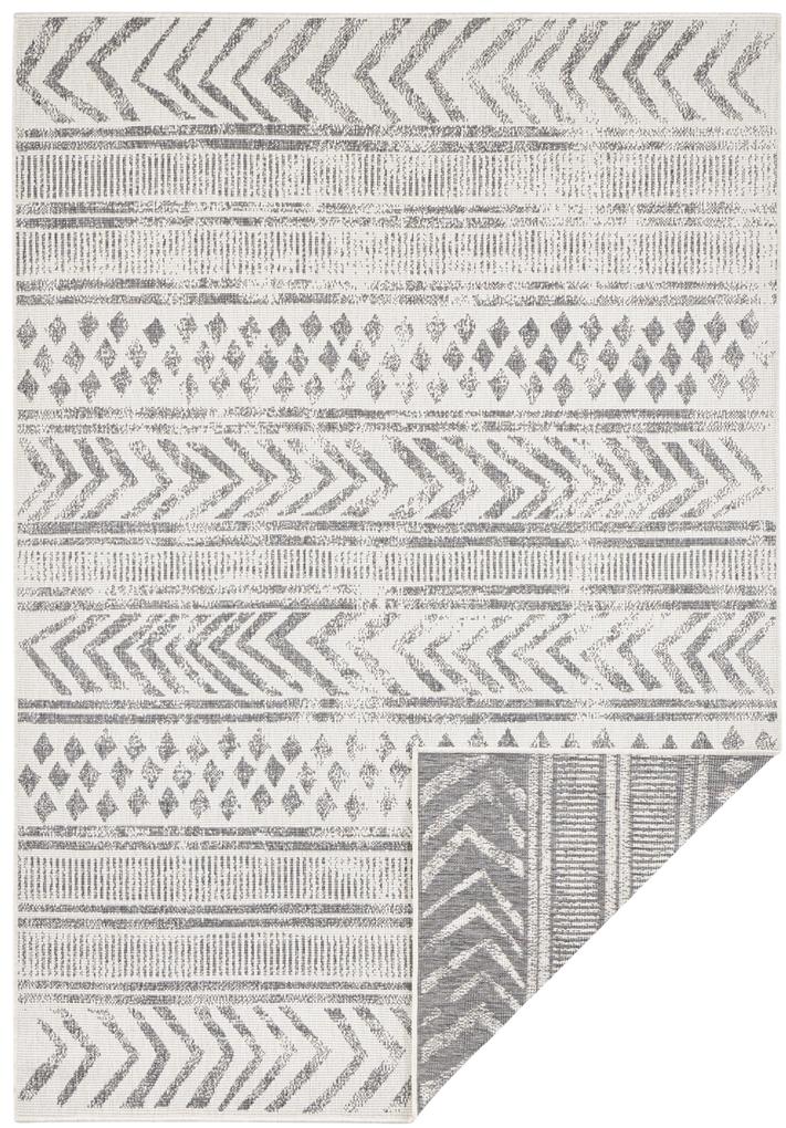 NORTHRUGS - Hanse Home koberce Kusový koberec Twin Supreme 103862 Biri Grey/Cream – na ven i na doma - 200x290 cm