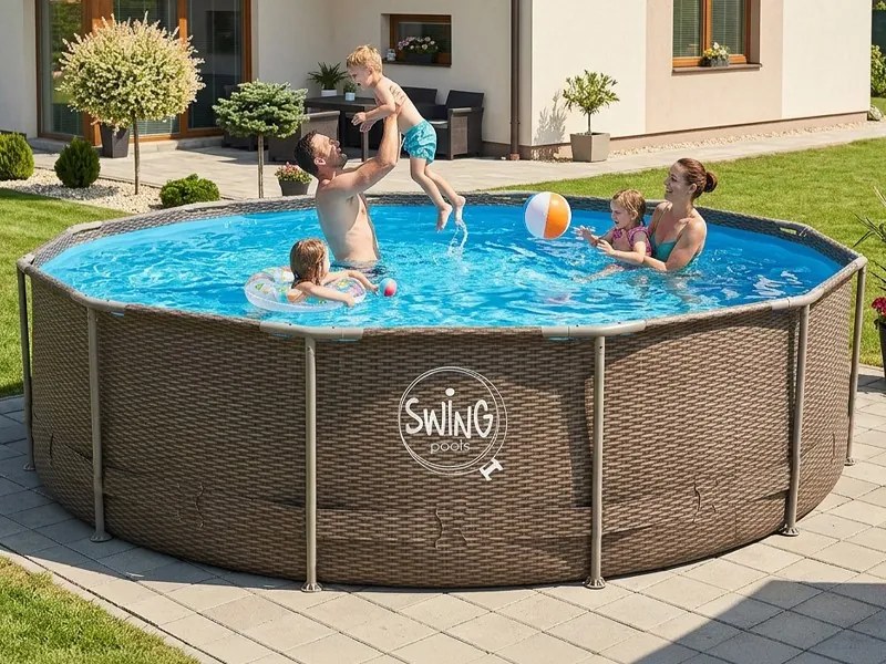 Bazén SWING Frame Ratan 3,66x0,91