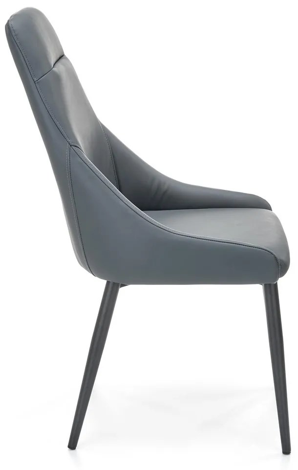 Jídelní židle Sterling, šedá / černá