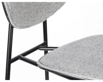 Jídelní židle DONNY WLL,šedá White Label Living 1100406