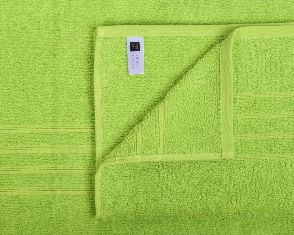 Bavlněný ručník a osuška, Finer zelený 70 x 140 cm