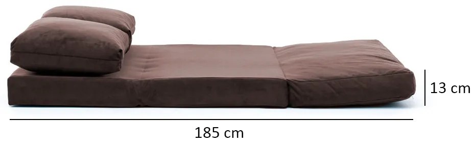 Hanah Home Pohovka TAIDA hnědá 859FTN1267
