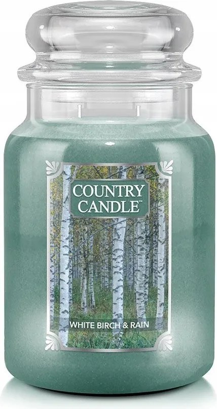Velká svíčka White Birch & Rain Country Candle
