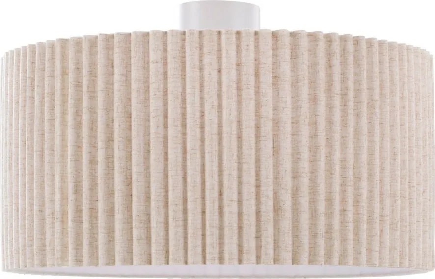 Béžové lněné stropní svítidlo ø 60 cm Alina – Jotex