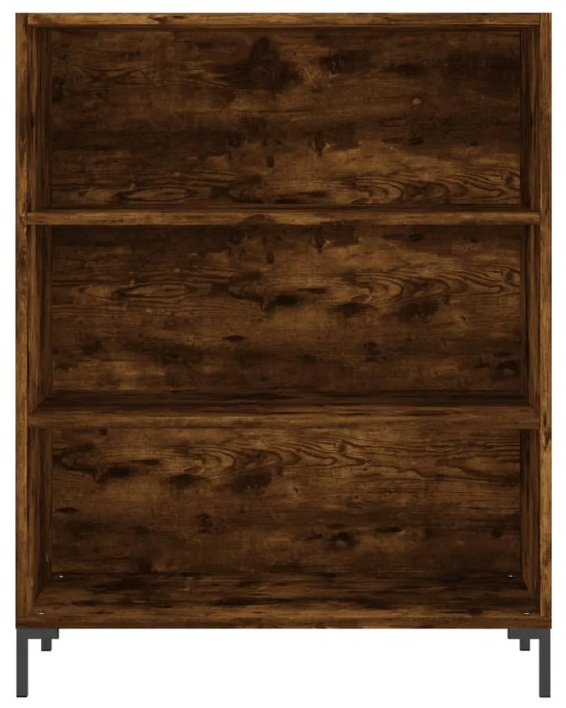 Skříň highboard kouřový dub 69,5 x 34 x 180 cm kompozitní dřevo,  3196072
