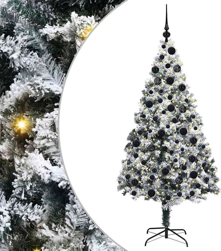Umělý vánoční stromeček Bílá 180 cm PVC, ocel a plast 3396963
