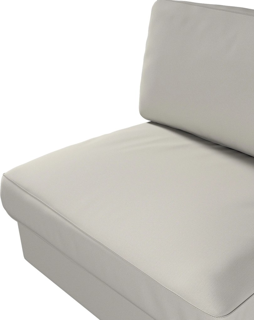Potah na neskládací křeslo IKEA Kivik barva šedá látka pletený vzor