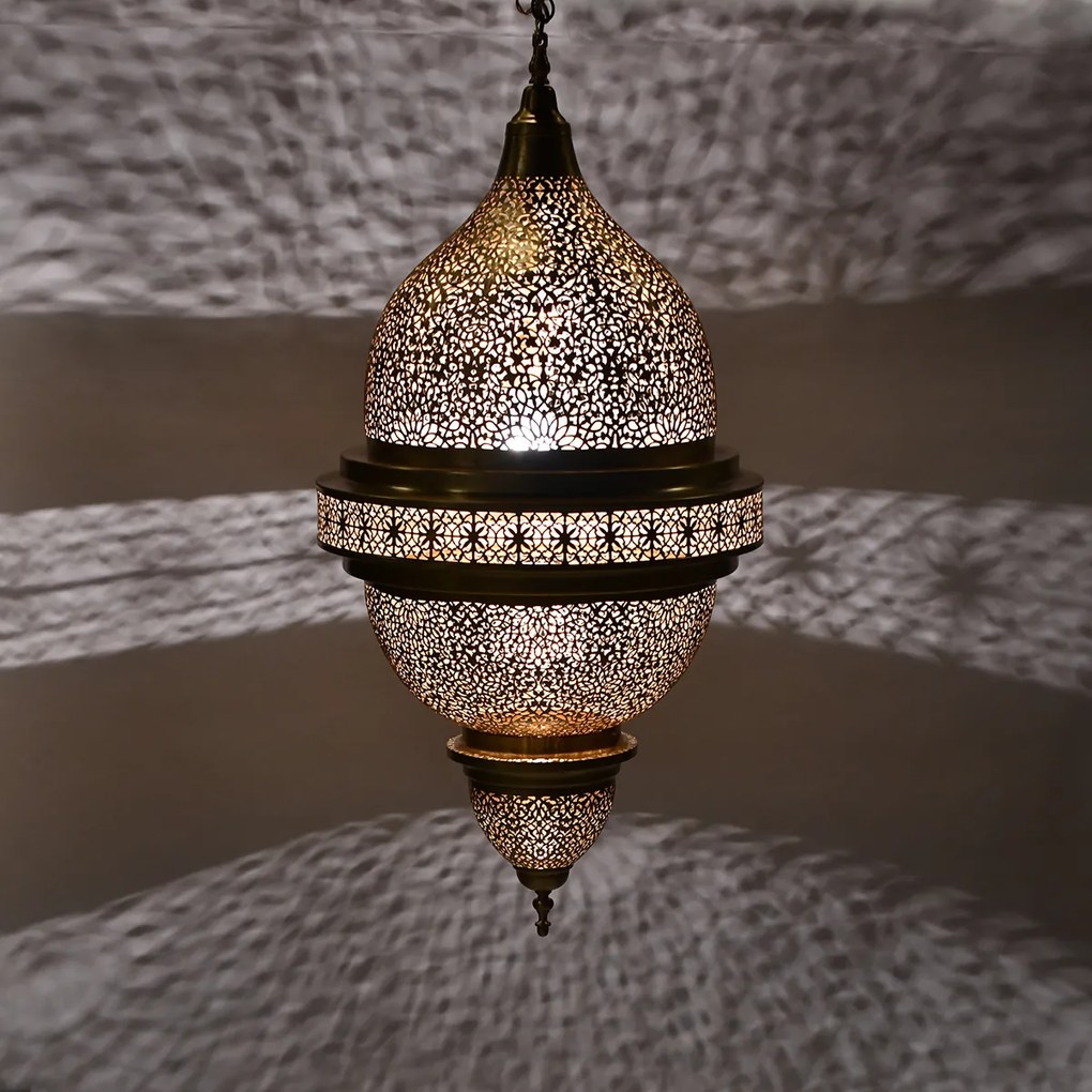 Luxusní mosazná lampa Alzahra