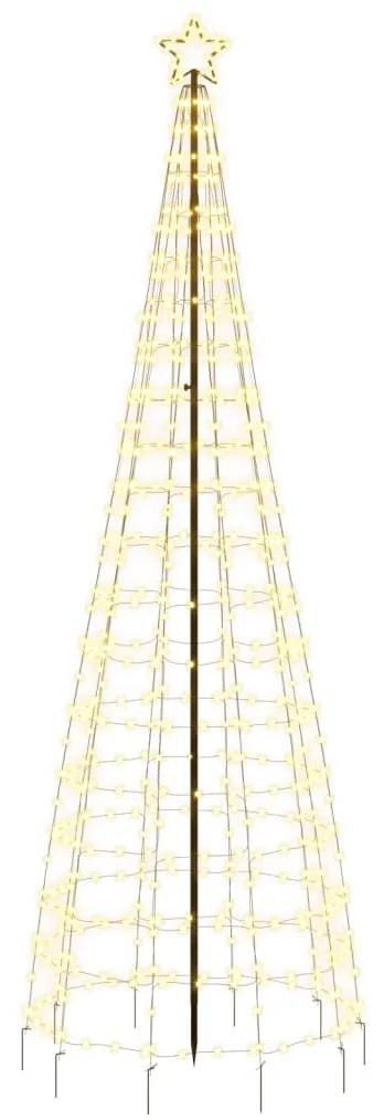 Vánoční stromek kužel s hroty 570 teplých bílých LED 300 cm - Default Title