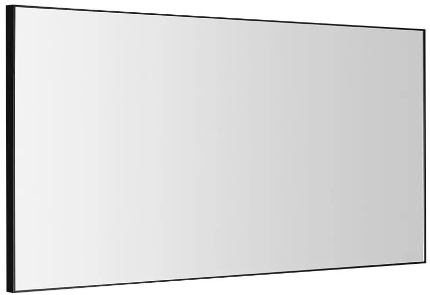 Sapho, AROWANA zrcadlo v rámu, 1200x600mm, černá mat, AWB1260