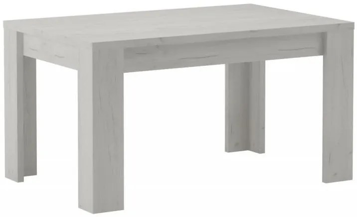 Krismar Jídelní stůl rozkládací KORA 120x80 jasan bílý