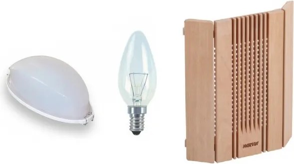 Set světlo, žárovka, stínítko Lux