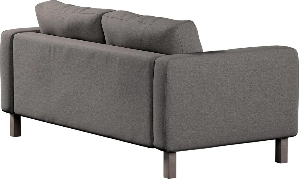 Potah na pohovku IKEA  Karlstad 2-místná, nerozkládací, krátký barva šedá látka pletený vzor