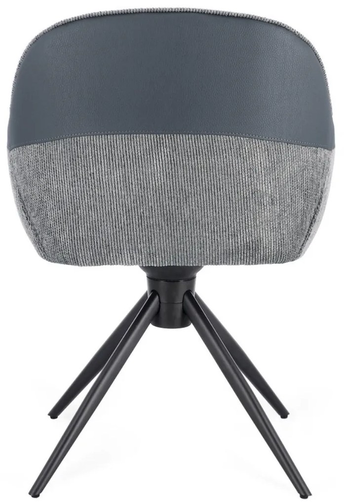 BIZZOTTO Otočné křeslo ISOTTA GREY 0733505