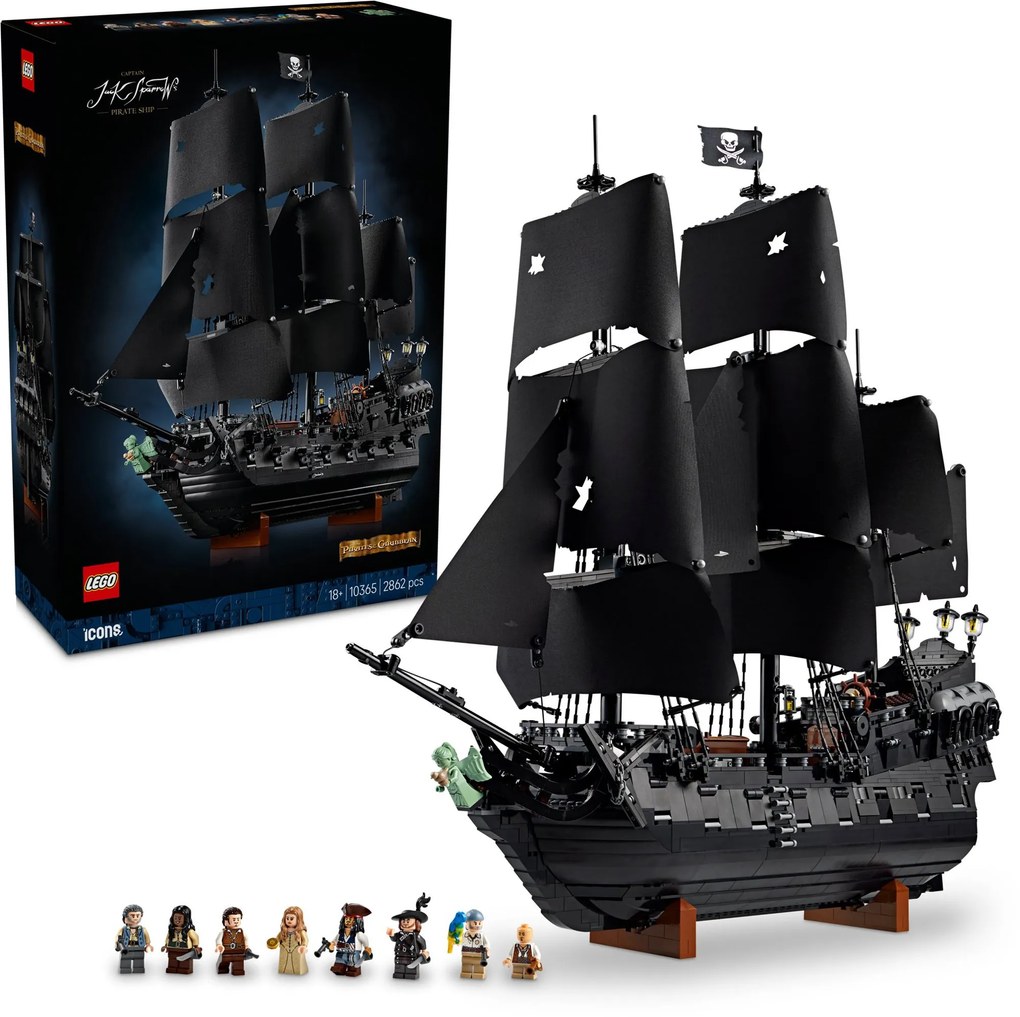 Lego® icons 10365 pirátská loď kapitána jacka sparrowa 5702017829203