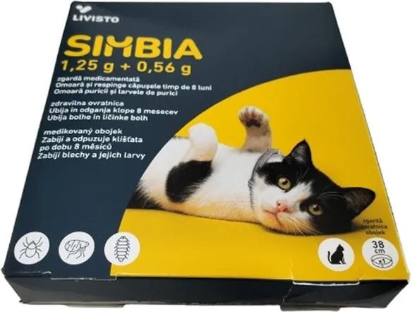 Simbia 1,25g+0,56g obojek pro kočky 38 cm