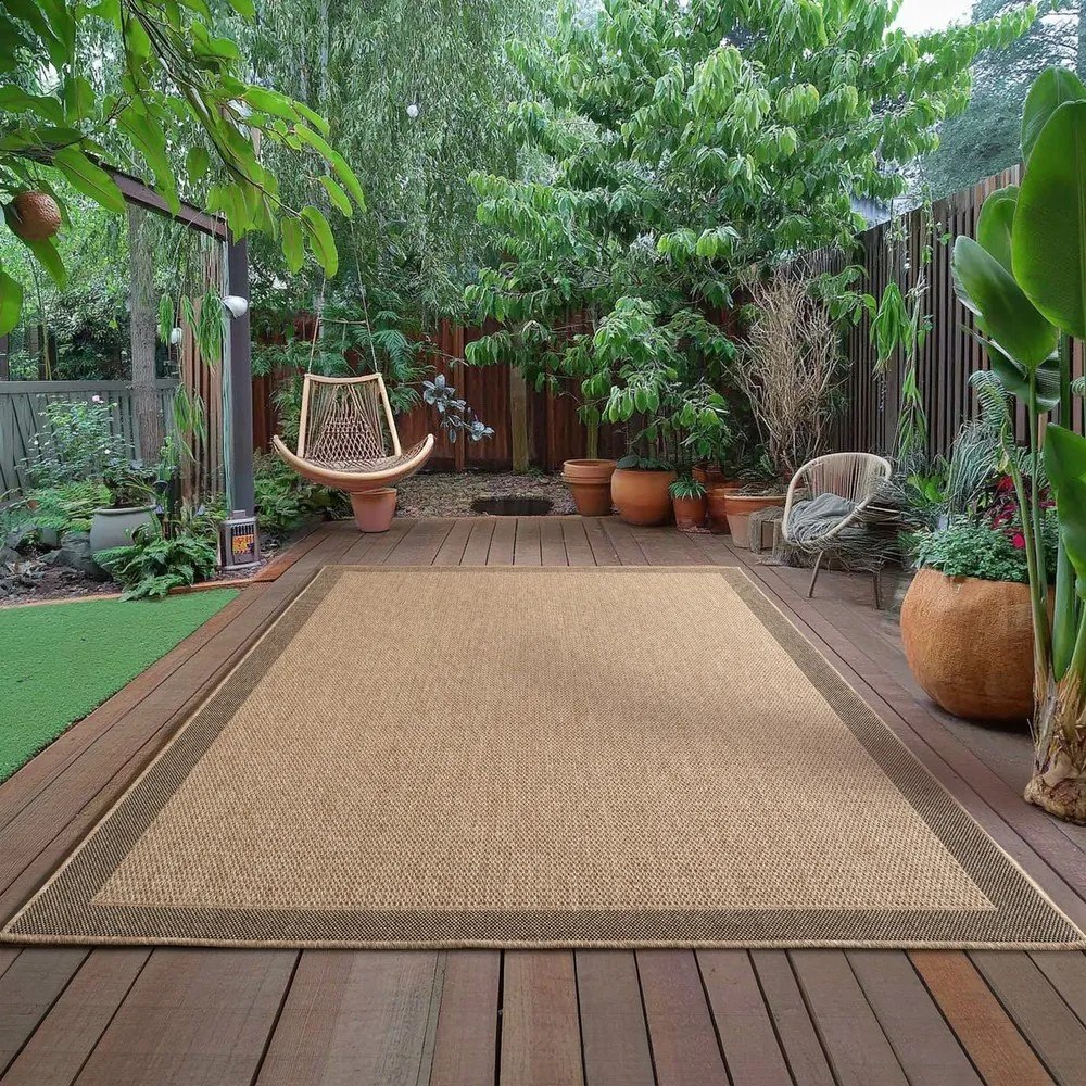 Béžový vnitřní a venkovní koberec 280x370 cm Timber 1402 – Ayyildiz Carpets