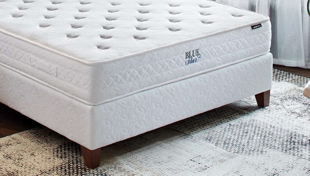 Matrace Blue Star Roll Pack, Tvrdá, pružinová, oboustranná/termoregulační, 90x200 cm