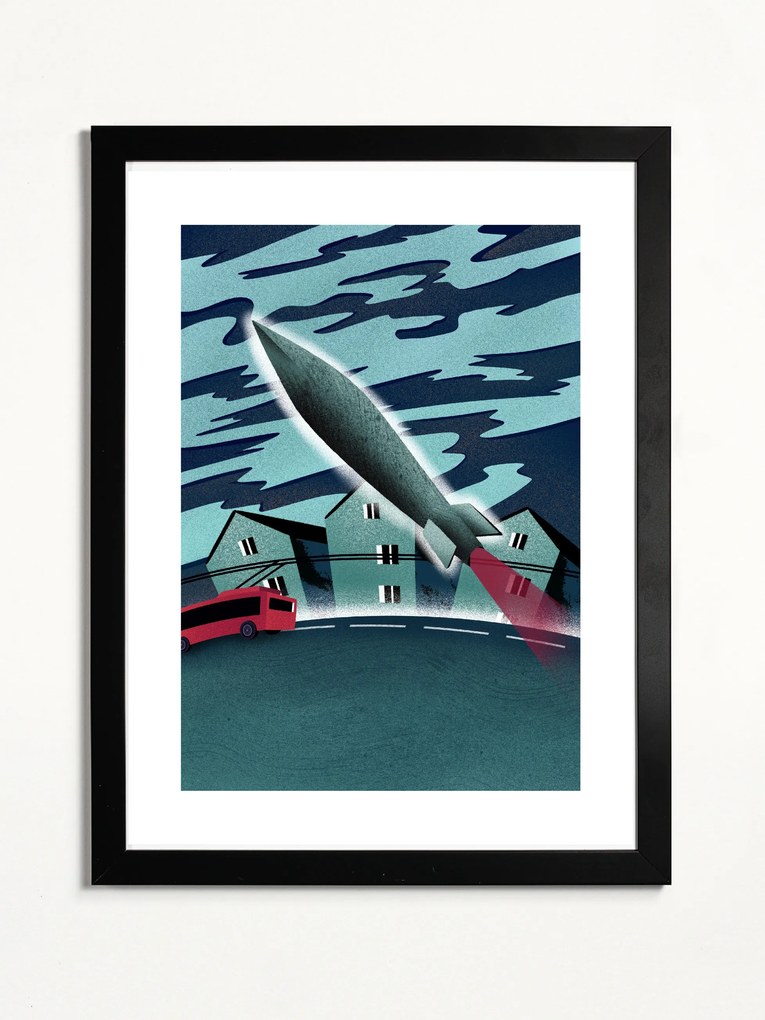 Ondrej Časnocha | Raketa Rám: Bez rámu, Velikost: 40 x 30 cm