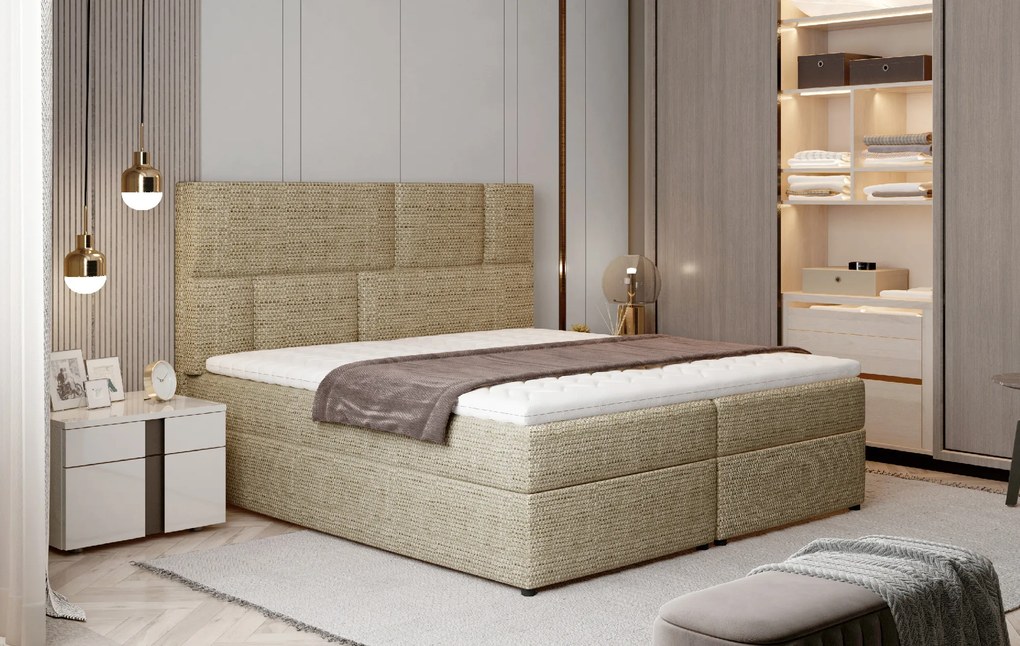 Boxspring Florence 145x210 Materiál / Dekor: Kronos 19