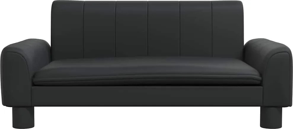 Pelíšek pro psy černý 70 x 45 x 30 cm umělá kůže 171863