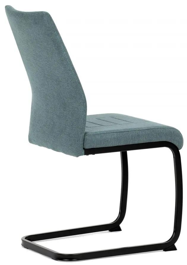 Jídelní židle MINATA — kov, látka, více barev Šedá