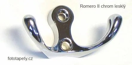 kovový věšák ROMERO II Varianta: věšák ROMERO II mosaz patina