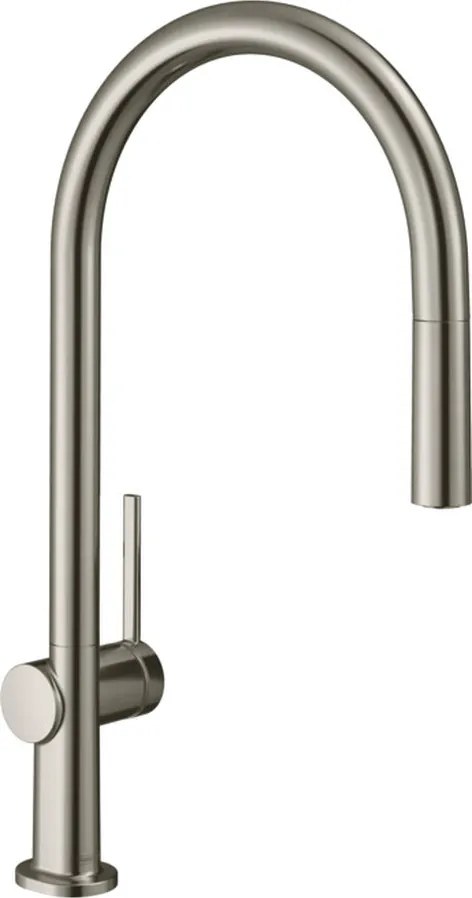 Hansgrohe M54, dřezová baterie Talis s výsuvnou koncovkou, vzhled nerezový 72802800