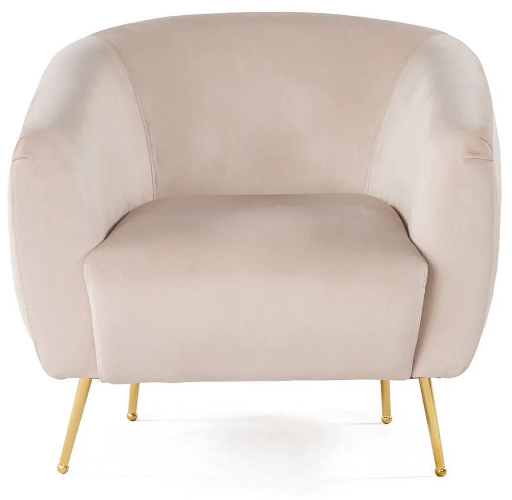 Atelier del Sofa Křeslo Eses Beige - Wing, Béžová