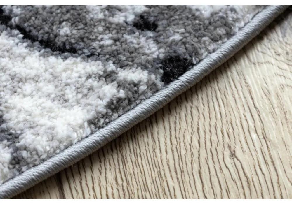 Kusový koberec Marblo šedý kruh 120cm