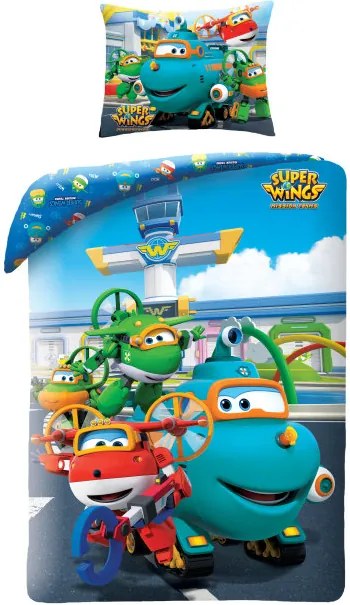 HALANTEX Dětské povlečení SUPER WINGS 2 140x200, 70x90