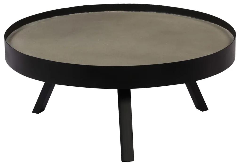 Konferenční stolek s betonovou deskou 74 x 32 cm,  246086