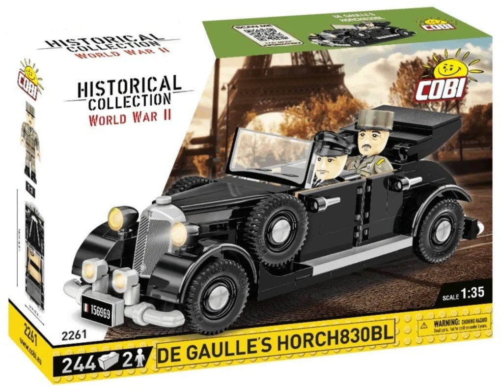 Stavebnice cobi 2261 de gaullův horch 830 bl