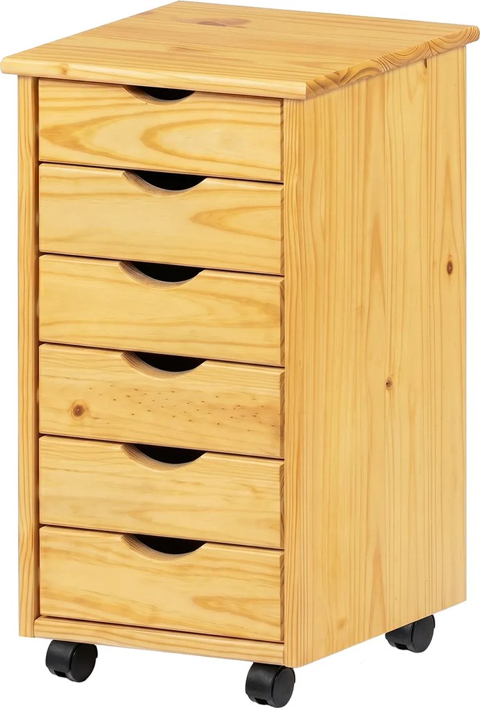 Idea Kontejner 391 6 zásuvek Provedení: Bezbarvý lak