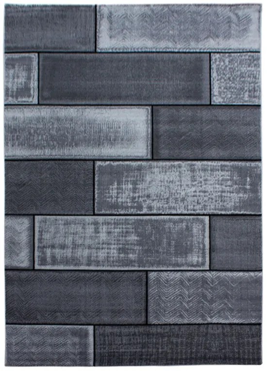Hans Home | Kusový koberec Plus 8007 black - 80x300