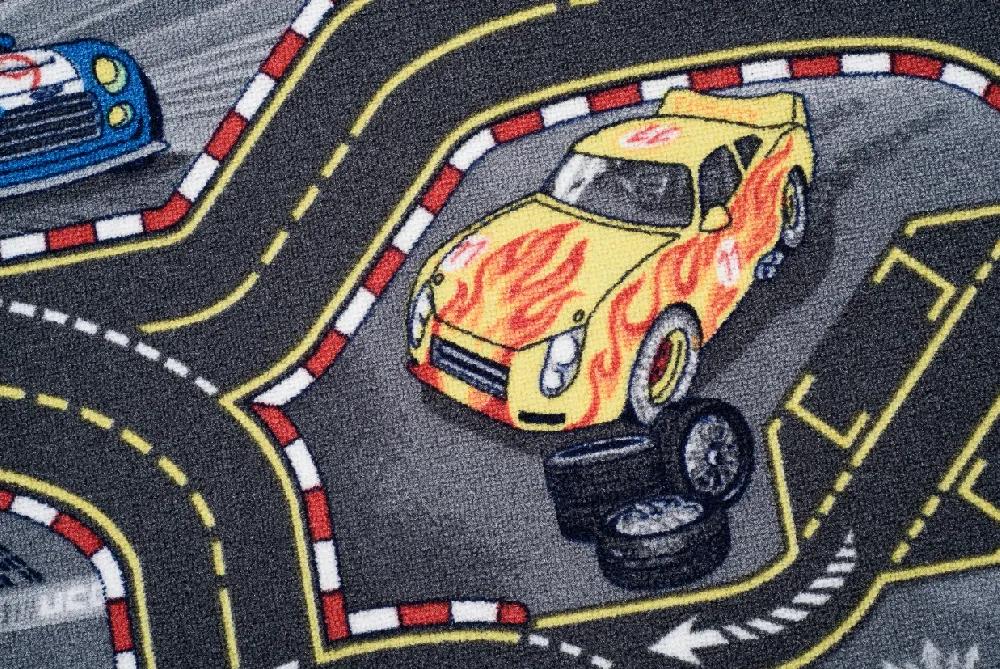 Chemex Dětský koberec s motivem Disney Cars , různé rozměry, 2 barvy Barva: Šedá, Rozměr: 200x300cm