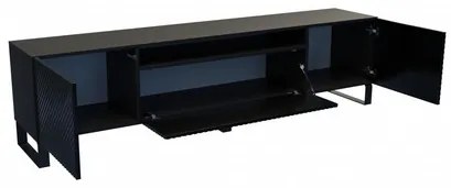 Televizní stolek RTV Cleo 180 cm Černá