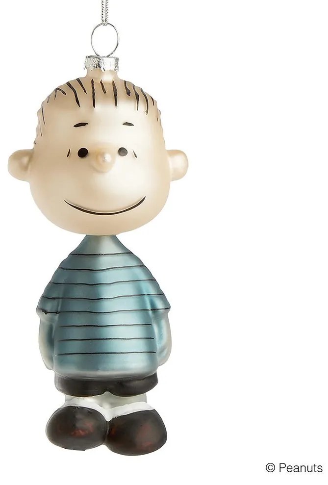 PEANUTS Skleněná ozdoba figurka Linus